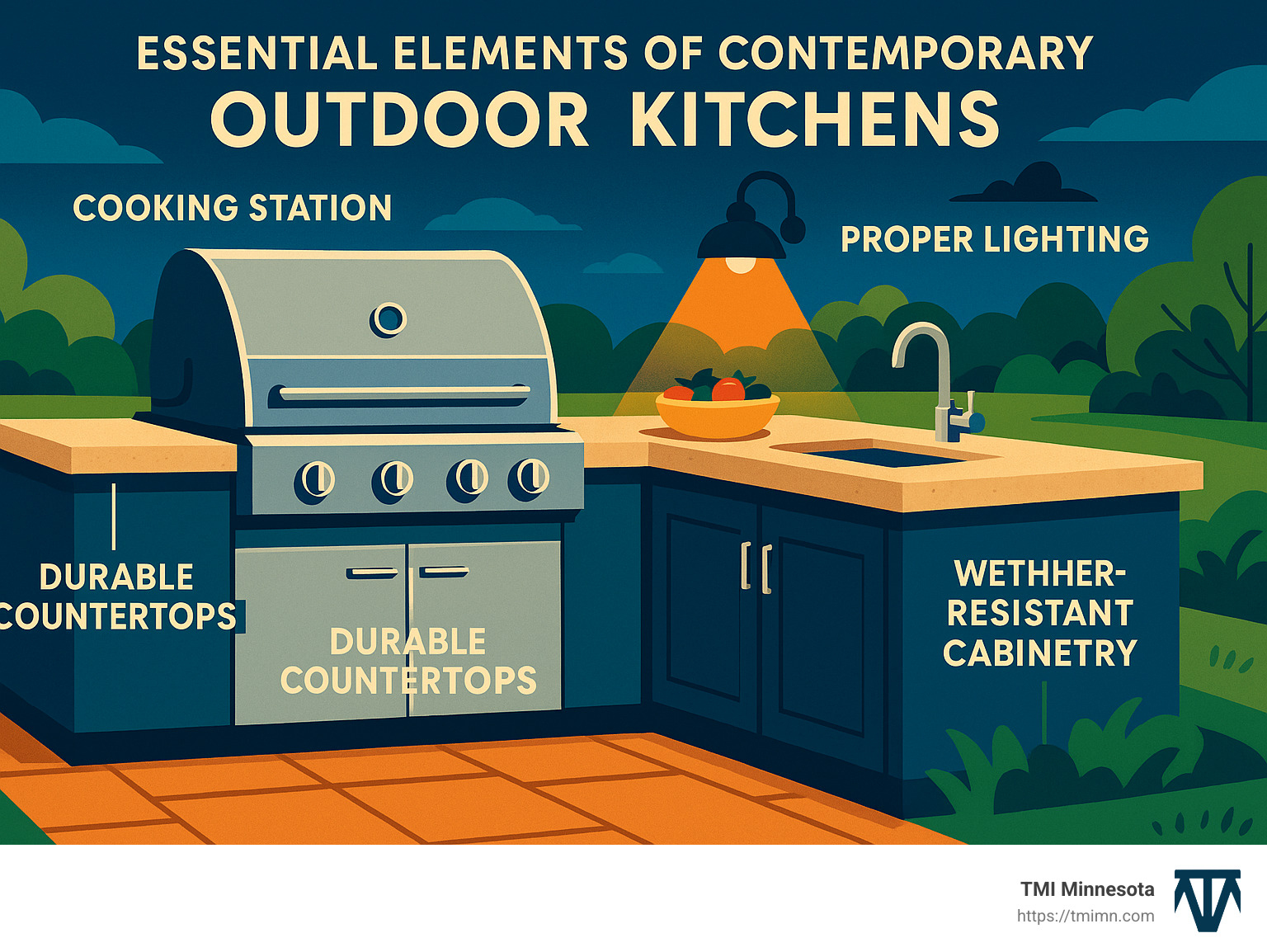 Contemporary Outdoor Kitchens: Top 7 Stunning Designs