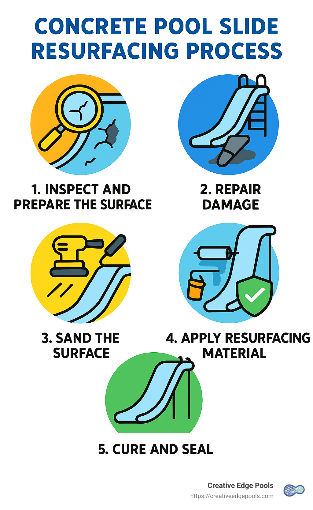 Concrete Pool Slide Resurfacing: 5 Essential Steps for Amazing Results