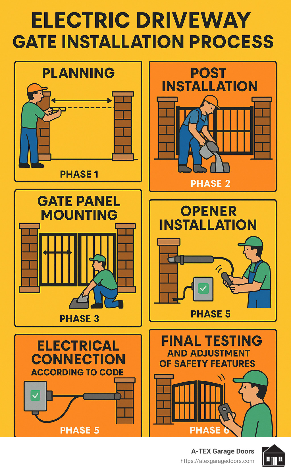 Electric Driveway Gate Installation: Top 6 Essential Steps