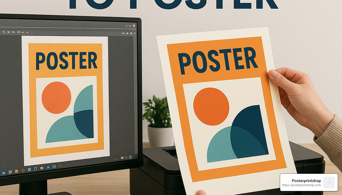 The Easiest Way to Convert a Digital File to a Poster - Poster Print Shop