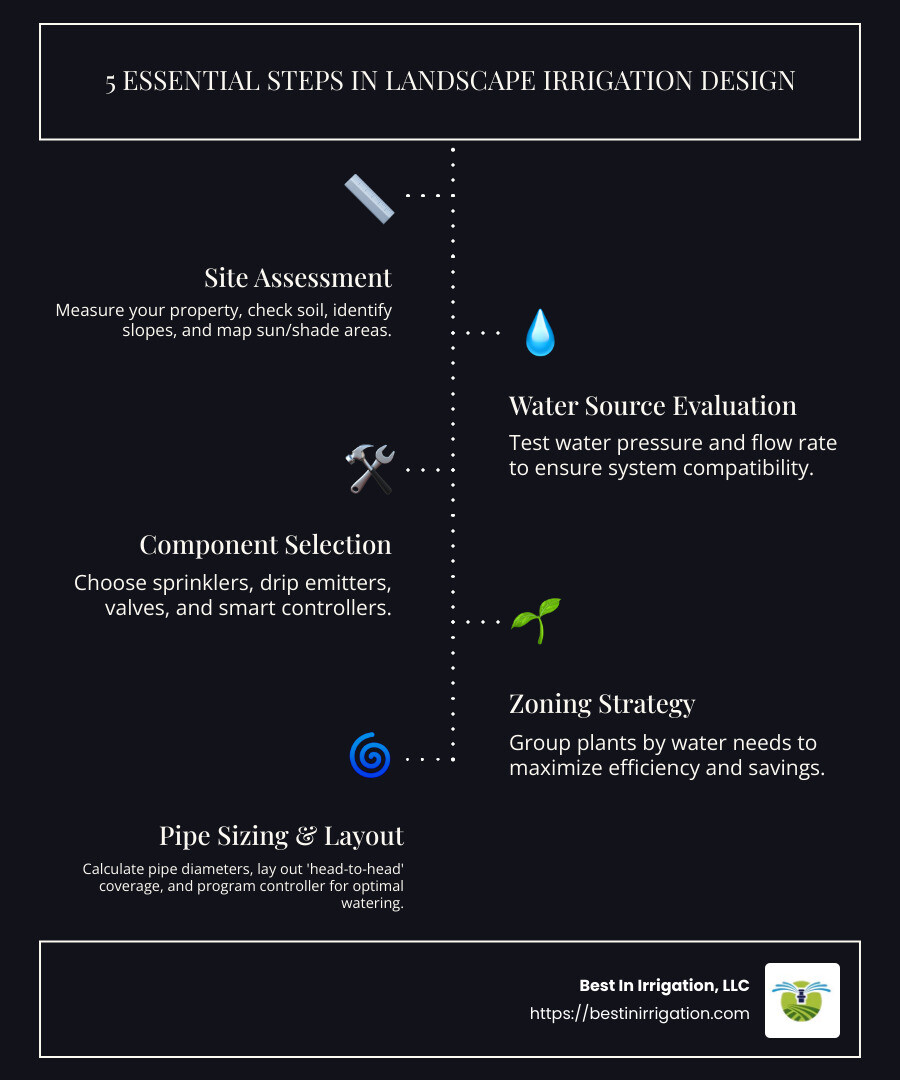 Landscape Irrigation Design: 7 Powerful Steps for Success 2025