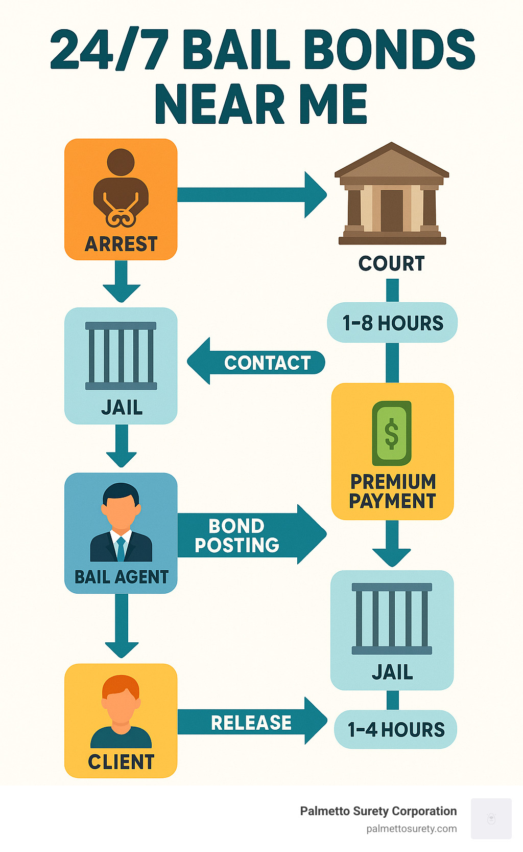 24/7 bail bonds near me: Top 5 Fastest Trusted in 2025