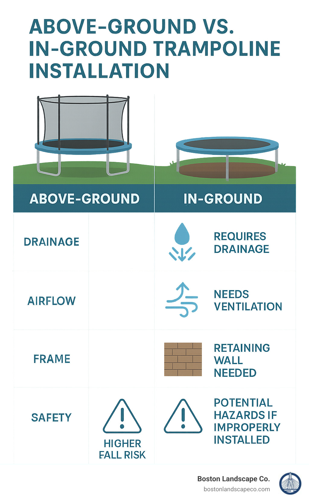 can you put an above ground trampoline in the ground 7 shocking facts 2025