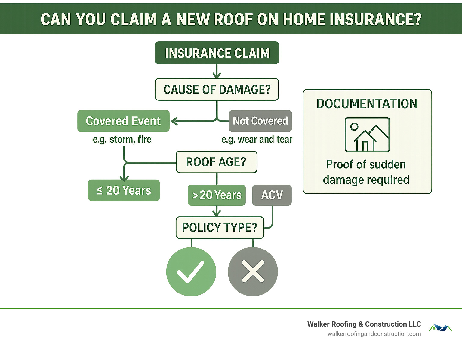 Can Home Insurance Cover a New Roof? | Walker Roofing