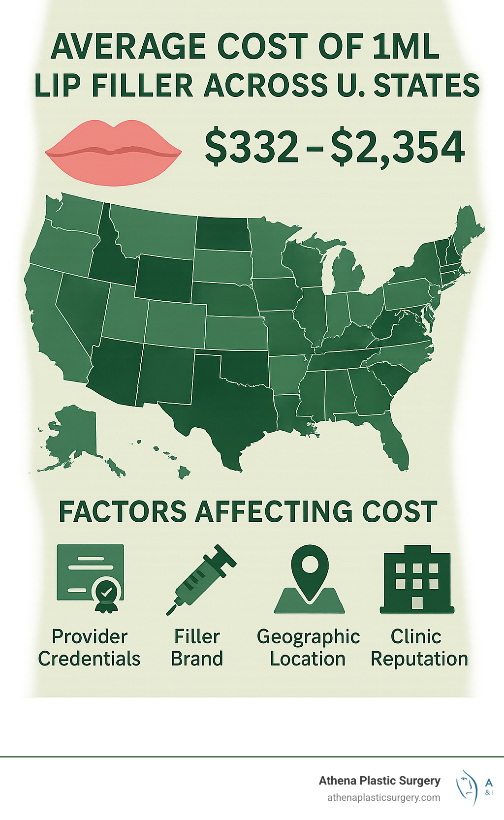 how much does 1ml of lip filler cost 3 key facts 2025 guide