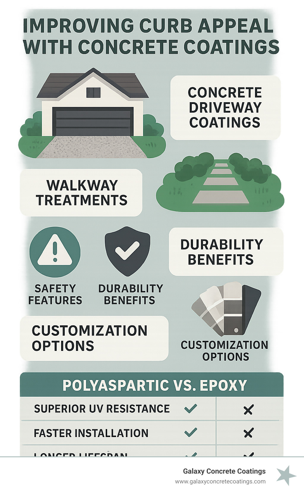 Improving Curb Appeal with Concrete Coatings: 7 Powerful Reasons in 2025