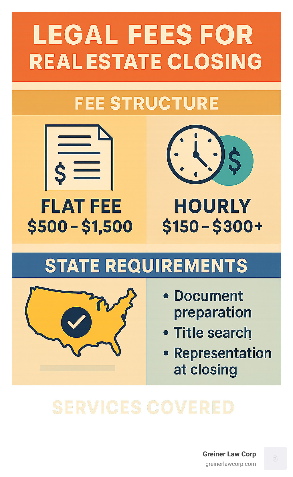 Legal Fees for Real Estate Closing: 5 Essential Facts 2025