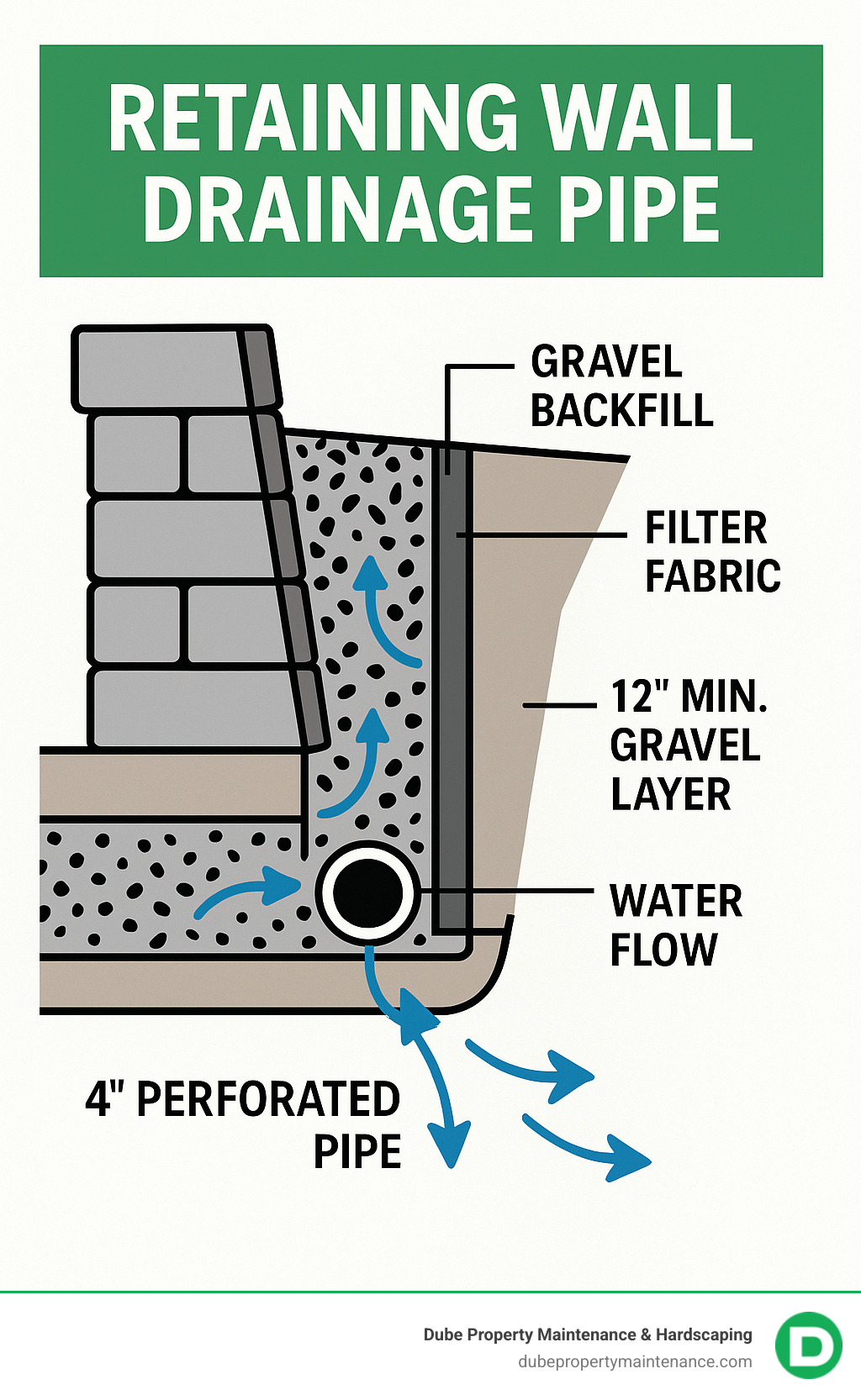 Retaining wall drainage pipe: 7 Essential Tips for Lasting Success 2025