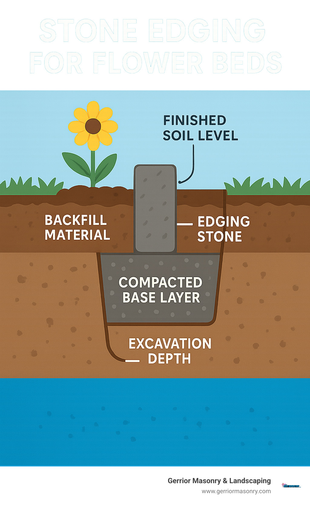 Stone edging for flower beds: 10 Stunning Ideas for 2025