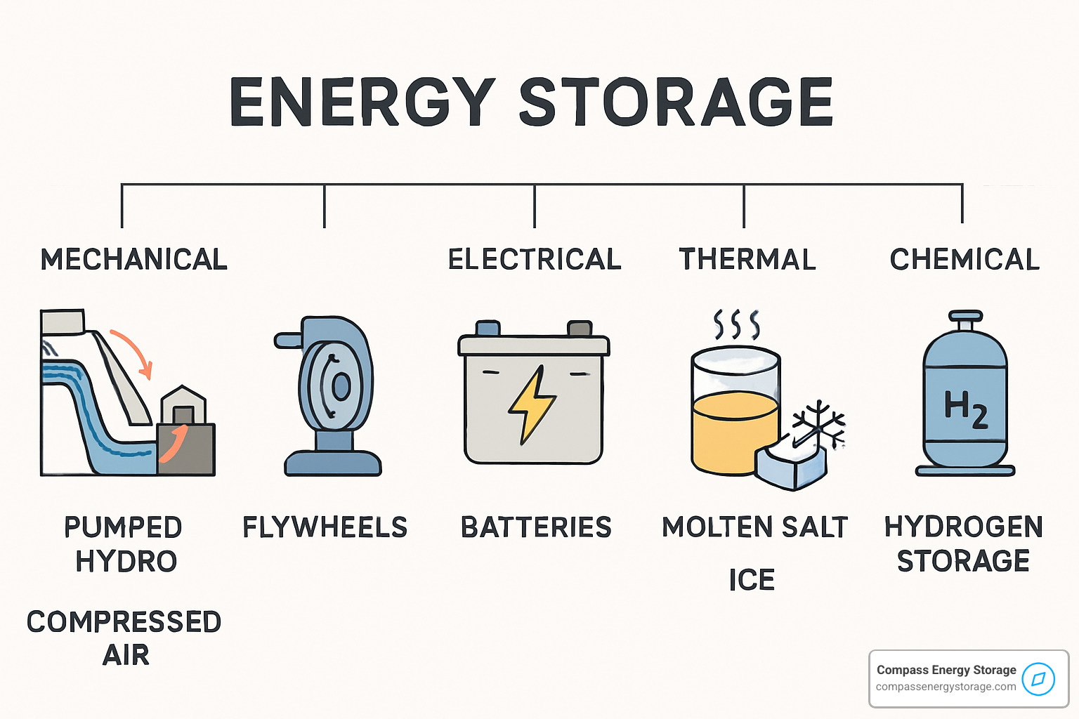 energy storage technologies comparison: Top 5 Powerful Winners 2025