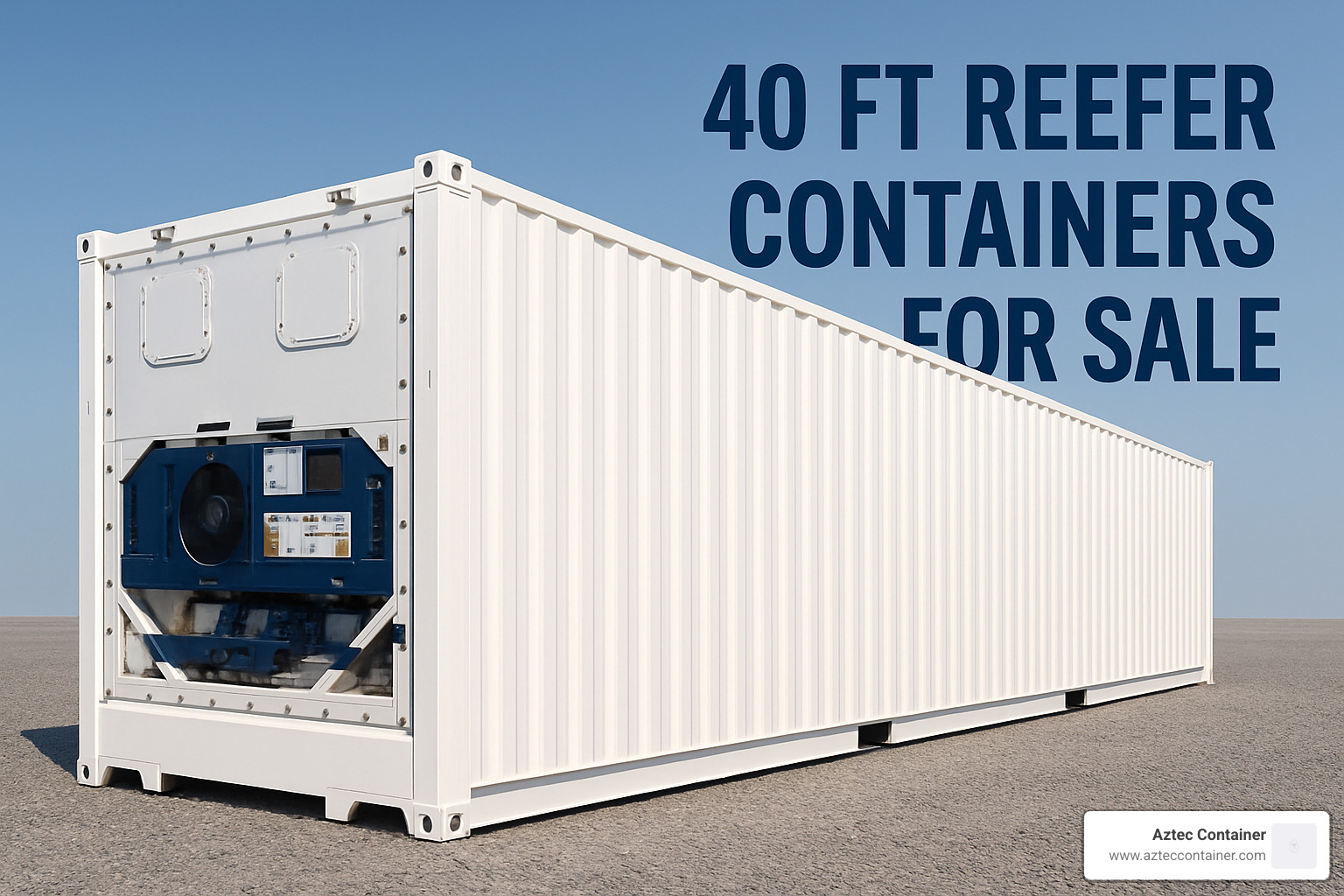 40 Ft Reefer Containers For Sale: 5 Powerful Reasons To Buy
