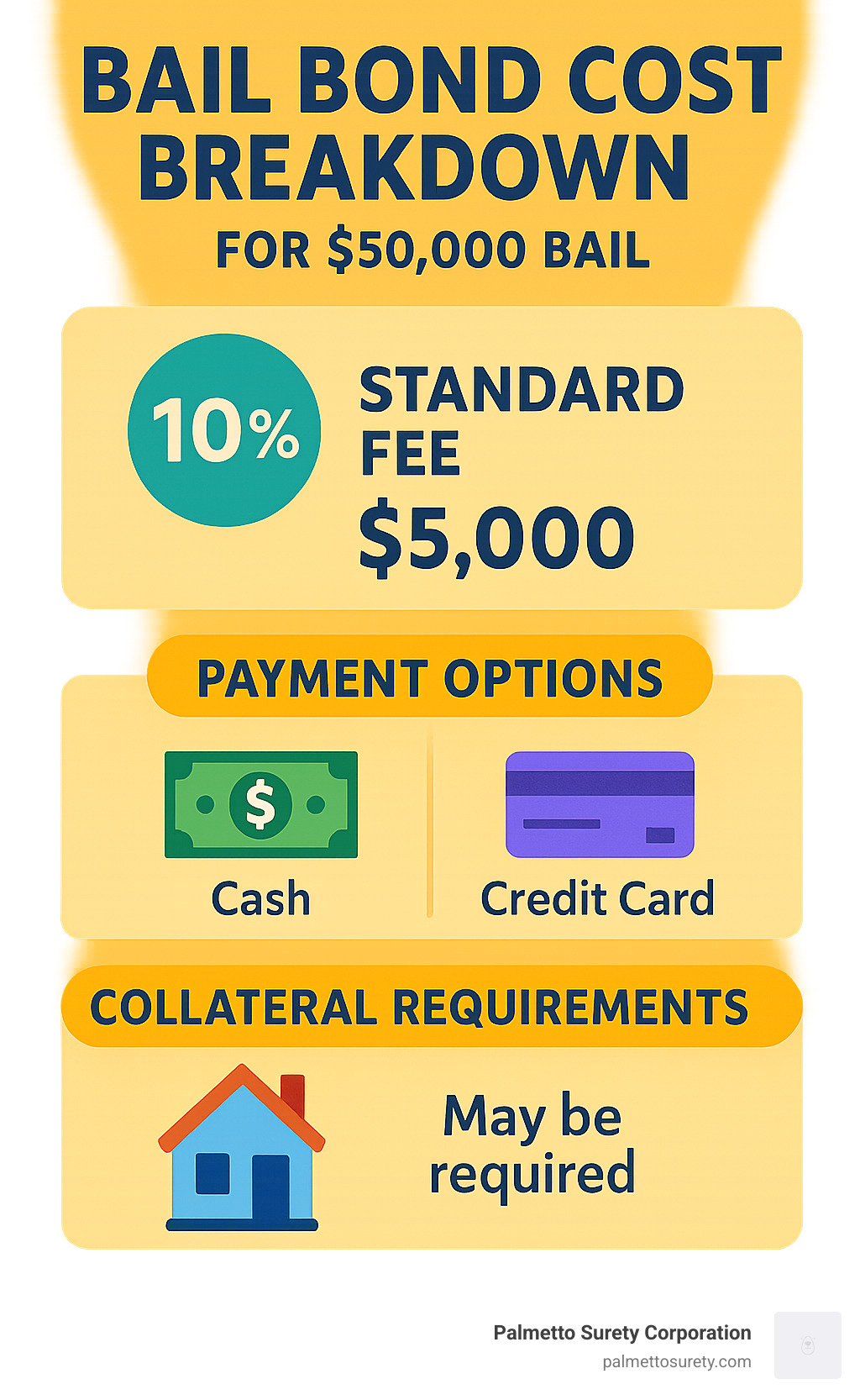 how much does a 50 000 bail bond cost: 3 Shocking Facts 2025