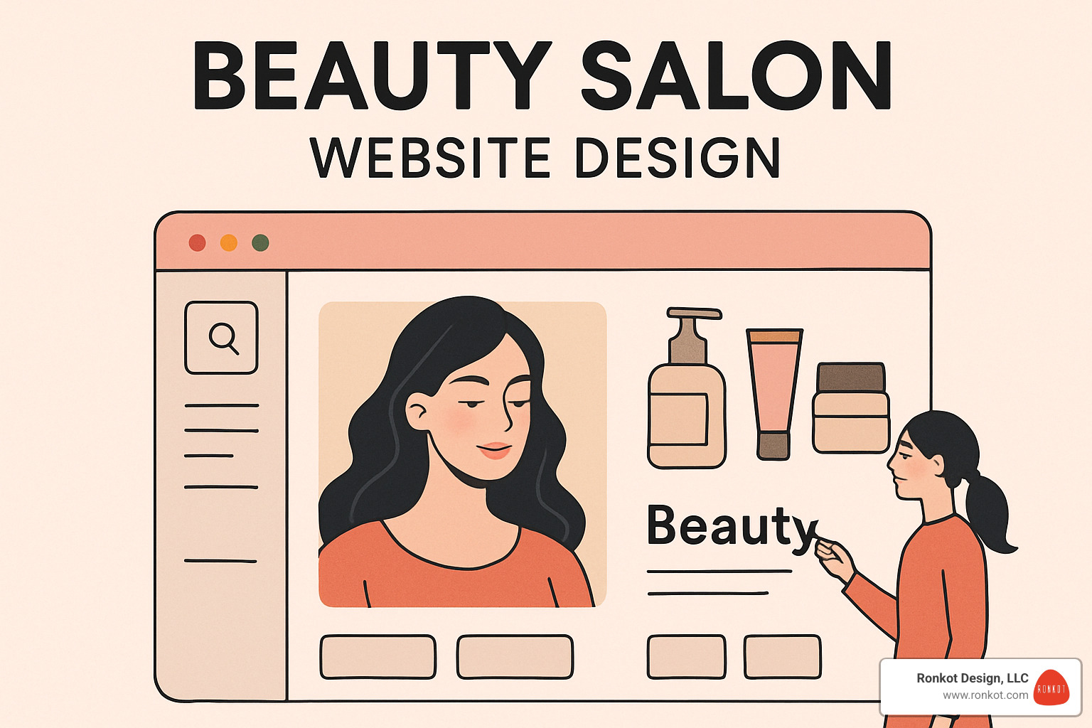 Beauty salon website design: 20 Stunning Ideas for 2025