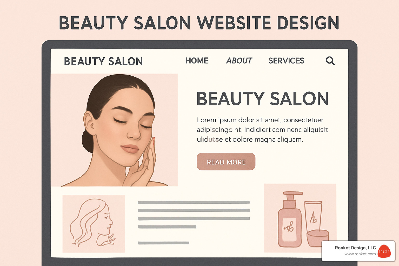 Beauty salon website design: 20 Stunning Ideas for 2025