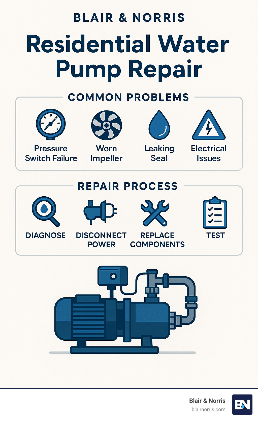 Residential Water Pump Repair: Top 5 Reliable Services 2025