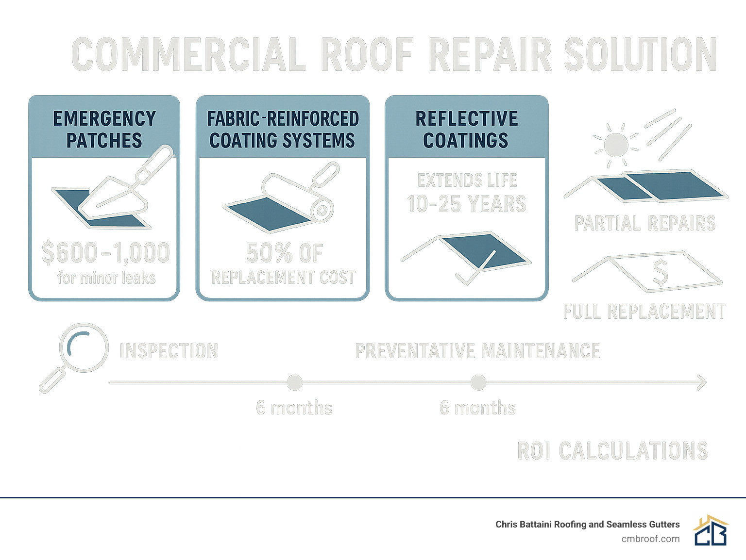 commercial roof repair solutions: 7 Powerful Fixes for 2025
