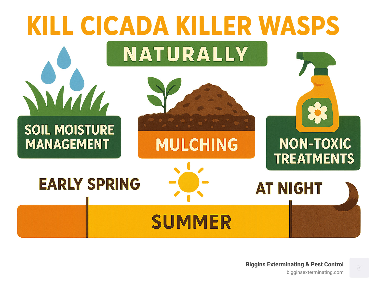 Kill Cicada Killer Wasps Naturally: 7 Powerful Safe Solutions 2025