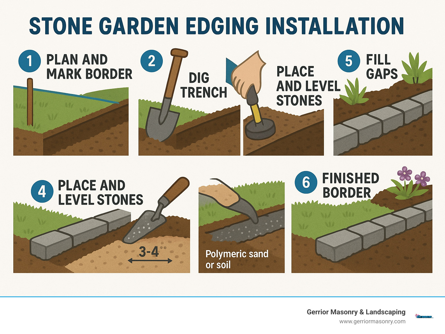 Stone garden edging installation: 7 Proven Tips for Stunning Results
