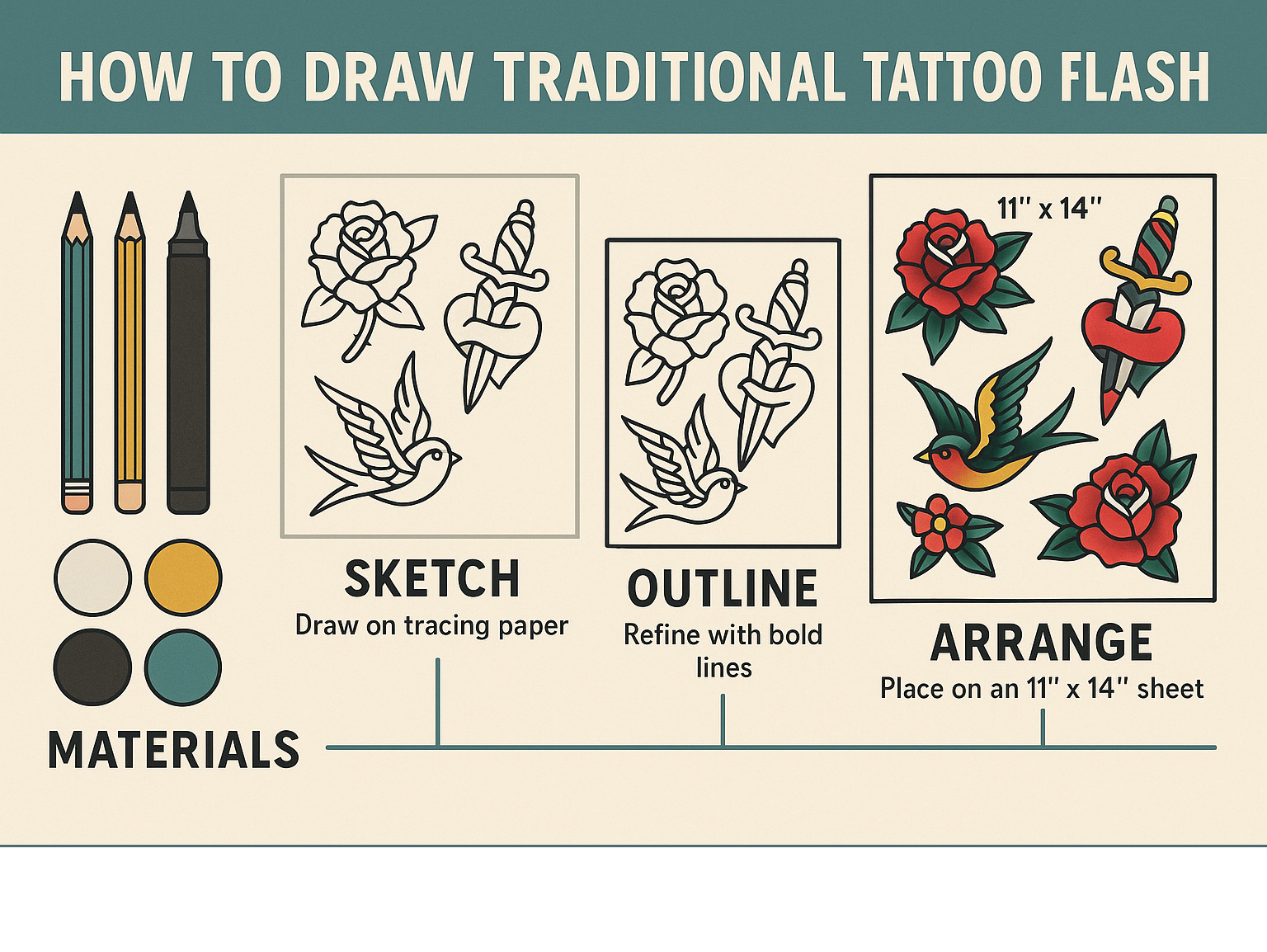 How to Draw Traditional Tattoo Flash: 7 Powerful Steps 2025