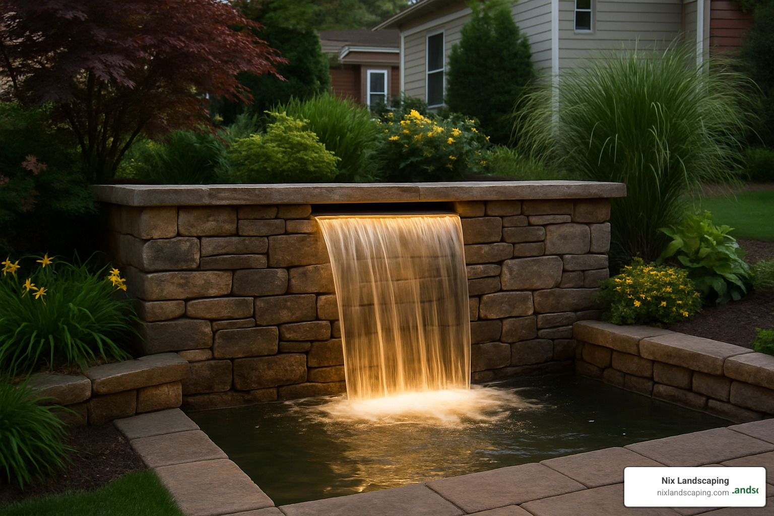 Retaining wall with water feature? 7 Powerful Benefits in 2025