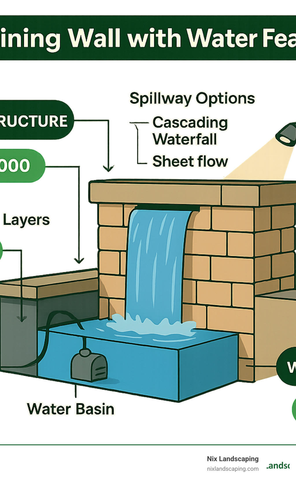 Retaining wall with water feature? 7 Powerful Benefits in 2025