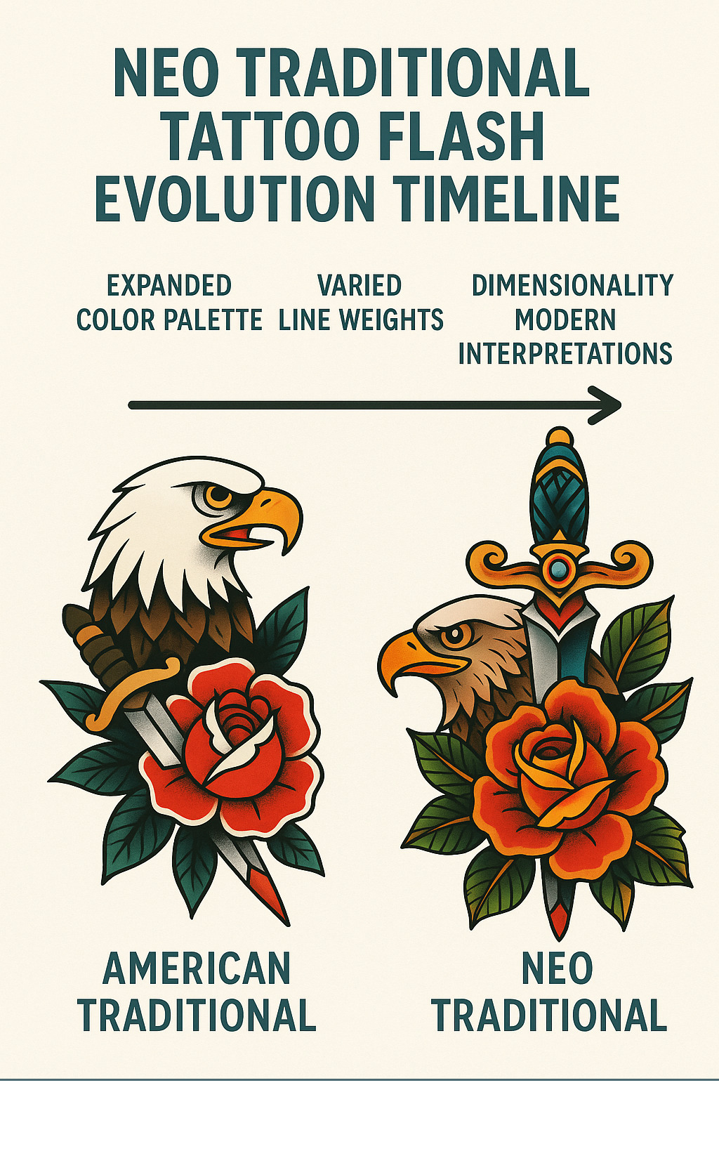 Neo Traditional Tattoo Flash: 10 Stunning Designs for 2025