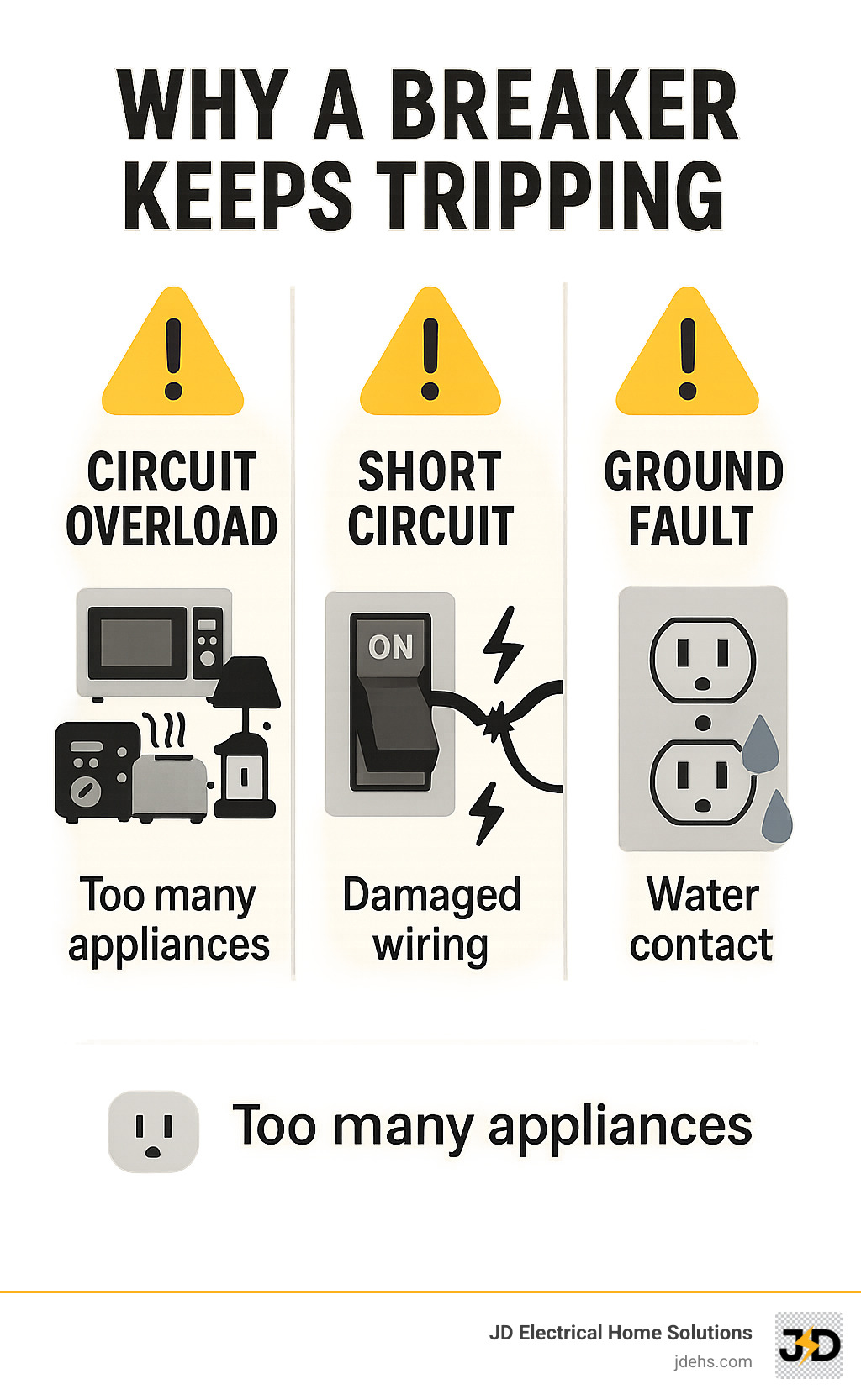 Troubleshoot breaker keeps tripping: Top 3 Proven Danger Signs 2025