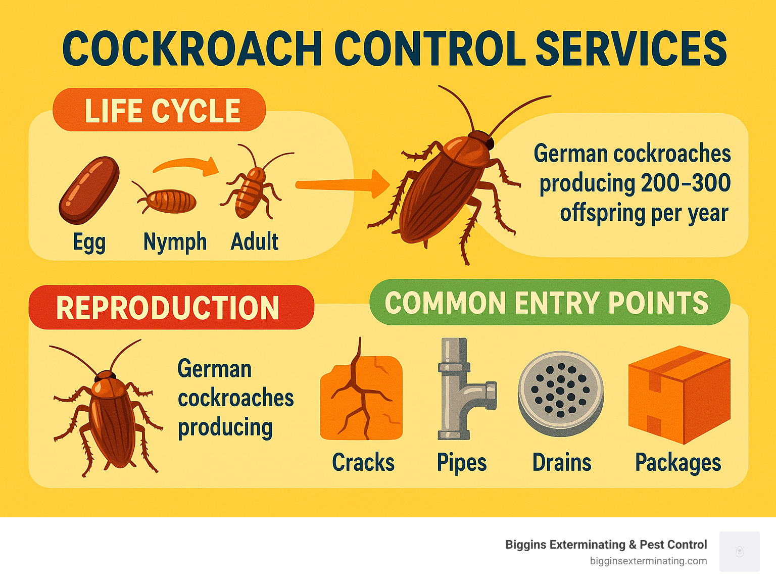Cockroach control services: 5 Best Trusted Providers 2025