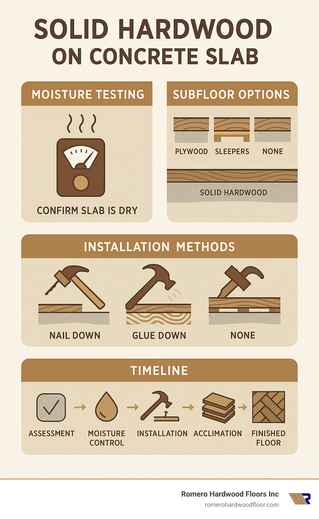 Solid Hardwood on Concrete Slab: 5 Proven Steps for Success 2025