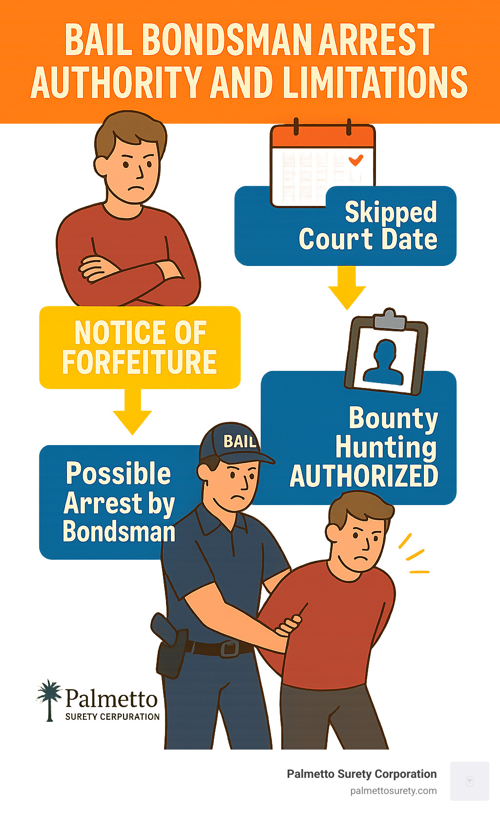 Can a Bail Bondsman Make an Arrest? 7 Powerful Facts 2025