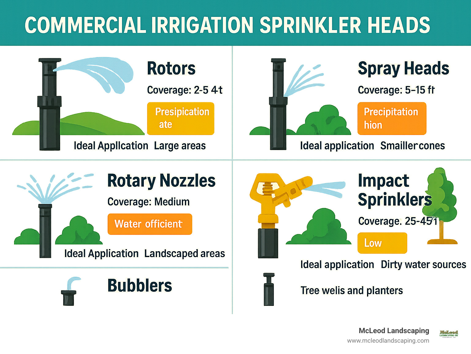 Commercial Irrigation Sprinkler Heads: 7 Powerful Benefits 2025