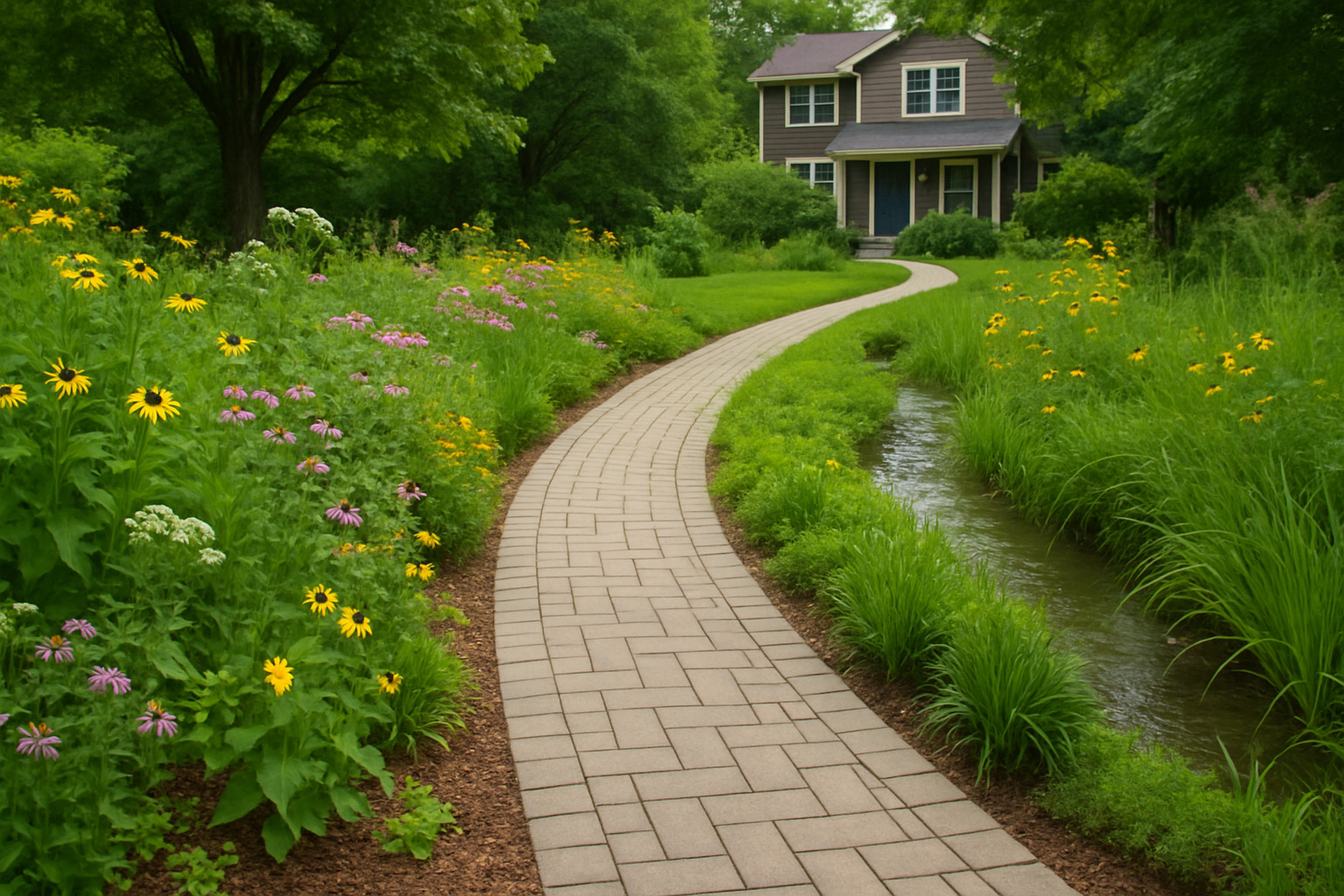 Home Walkway: 10 Stunning Ideas for Amazing Curb Appeal 2025