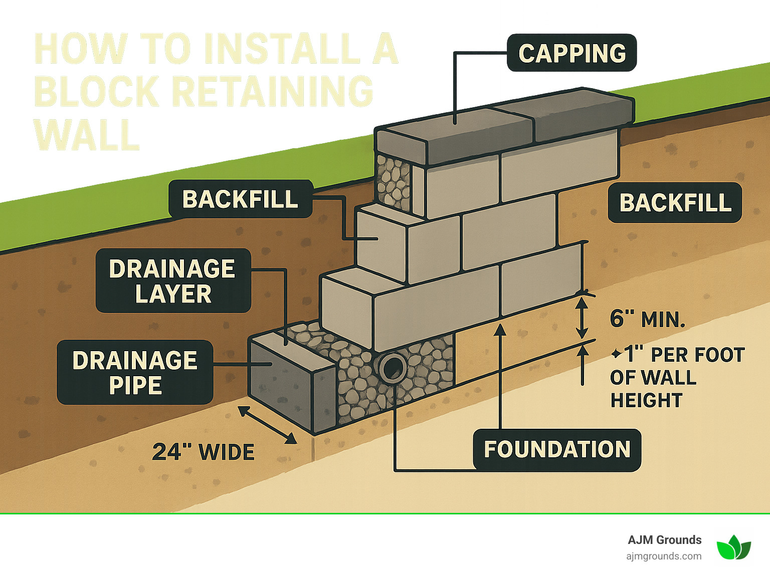 How to Install a Block Retaining Wall: 7 Powerful Tips 2025