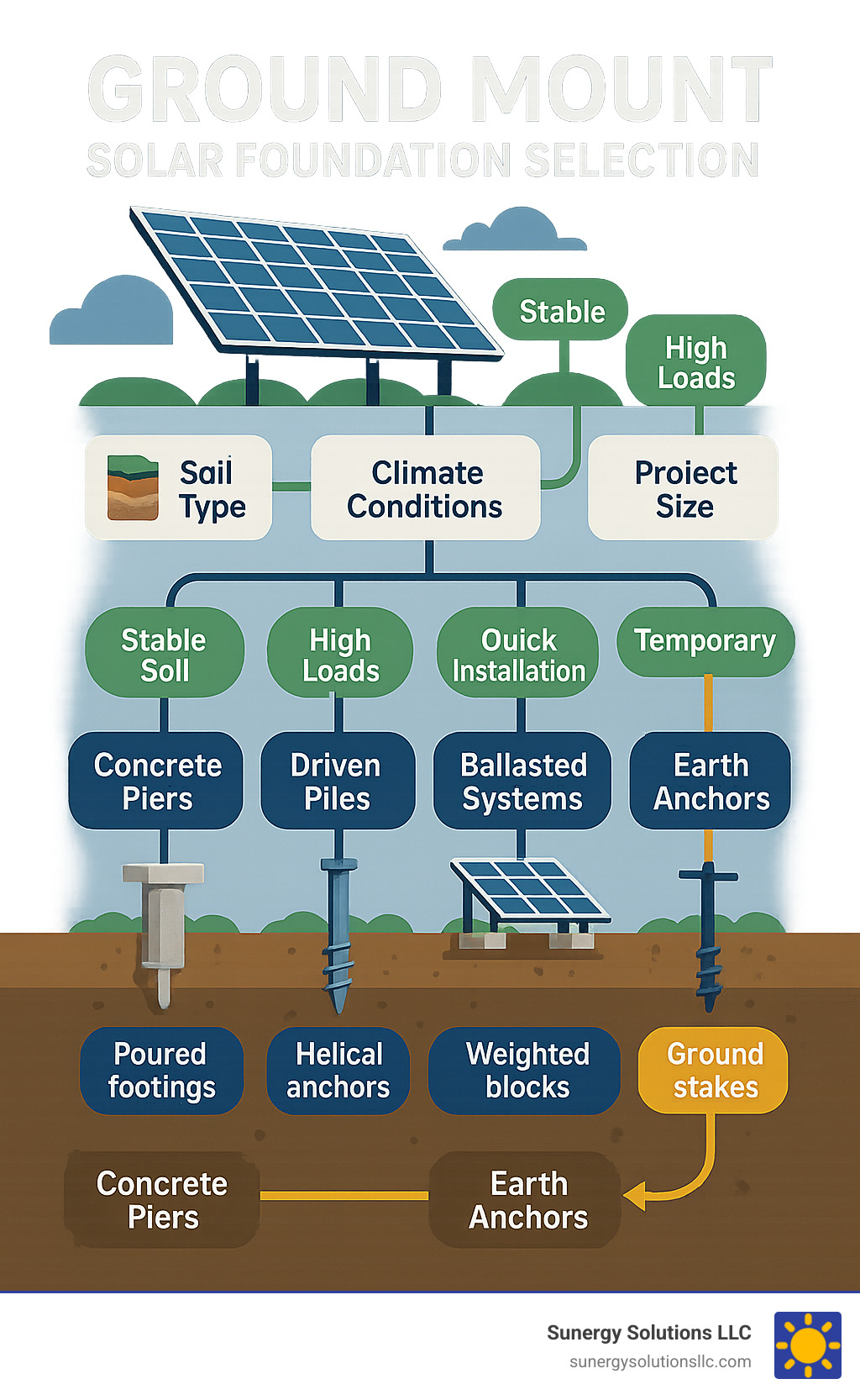 Ground Mount Solar Foundations 101: Anchoring Your Solar Investment ...