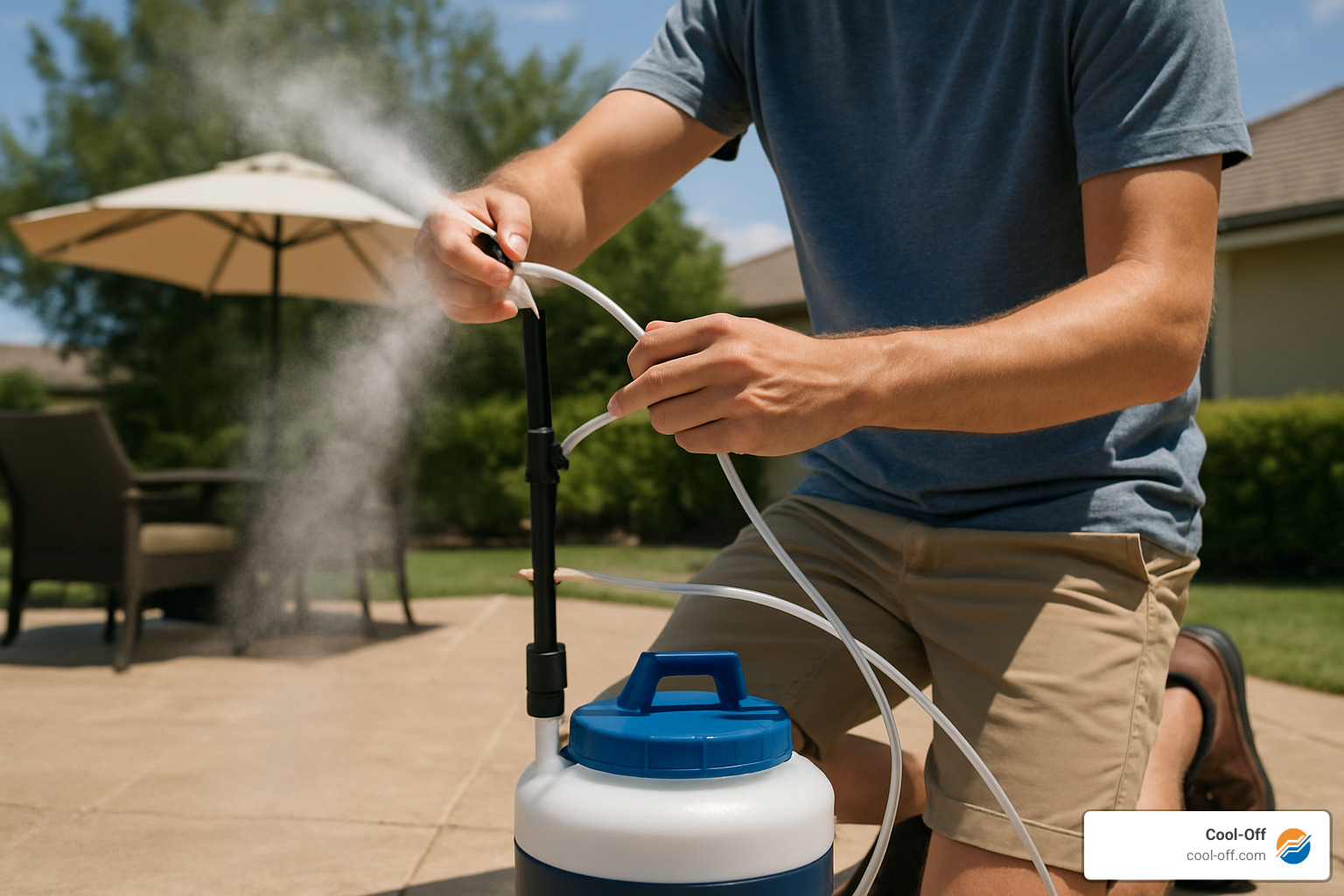 Stay Chill Anywhere with Portable Misting Stations