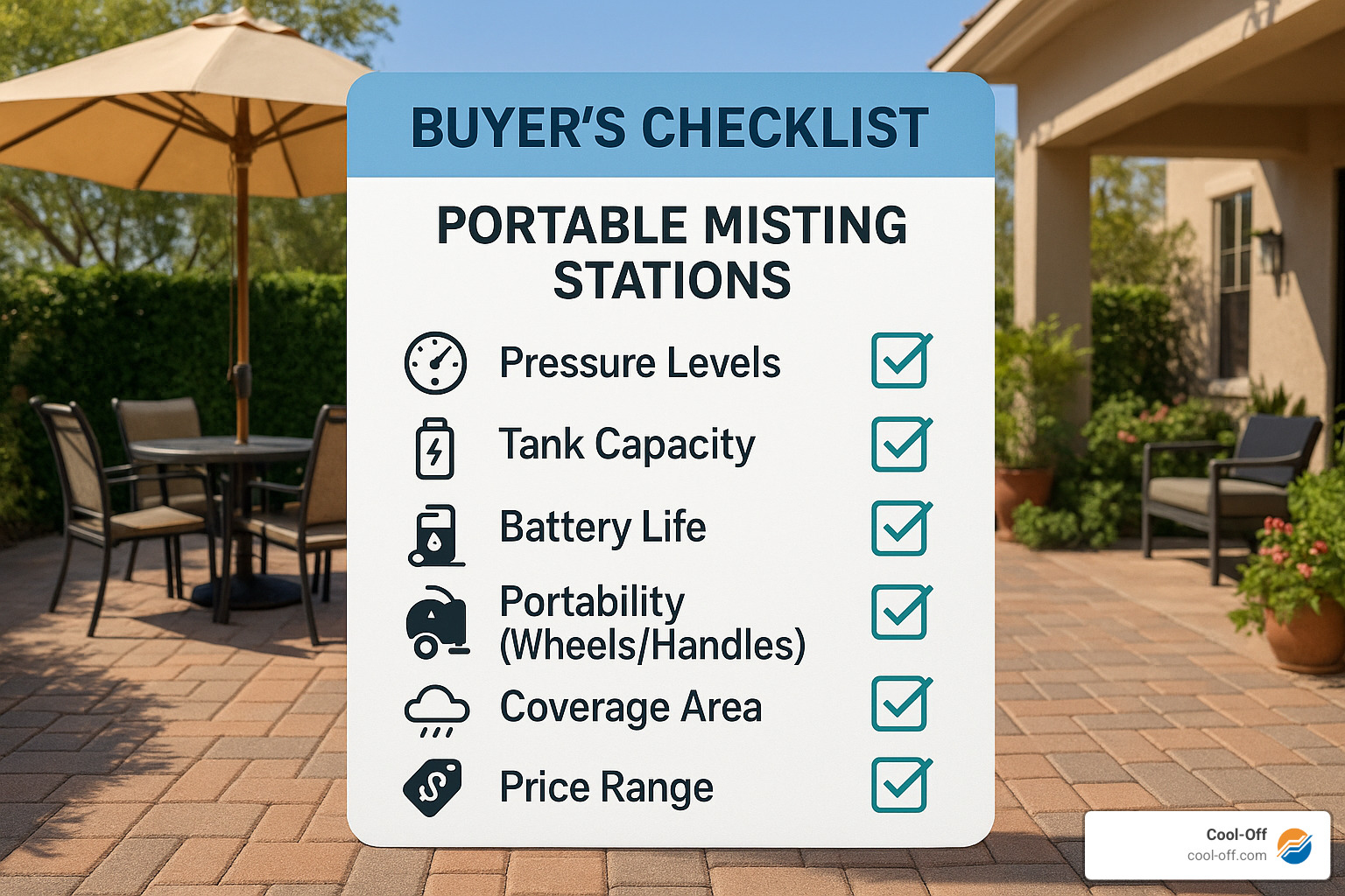 Stay Chill Anywhere with Portable Misting Stations