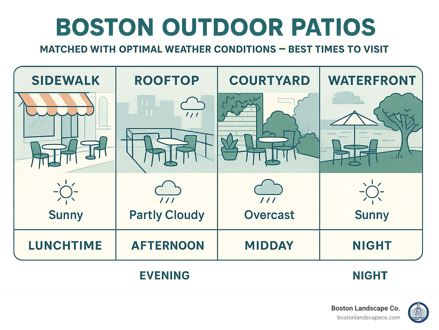 Boston outdoor patios: 15 Stunning Must-Visit Spots 2024