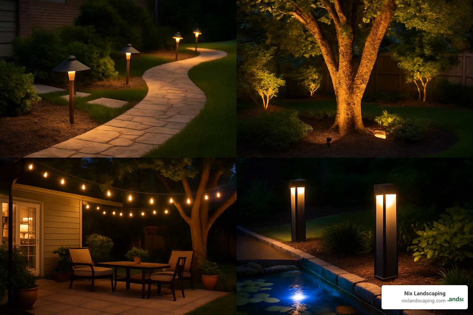 Creative landscape lighting ideas: 10 Stunning Ways 2025
