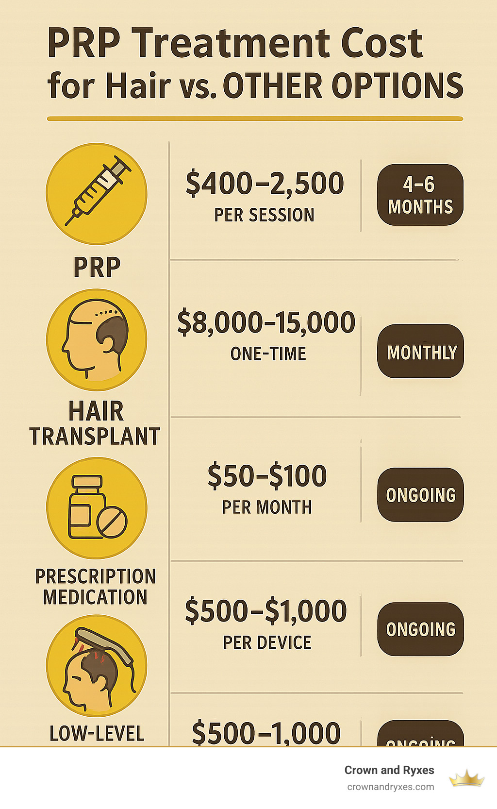 Prp treatment cost for hair: 5 Powerful Facts for 2025