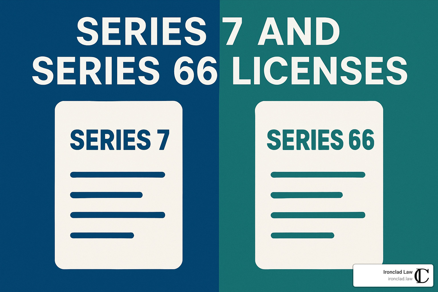 License to Succeed: Series 7 and 66 Explained – Ironclad – Attorneys at Law