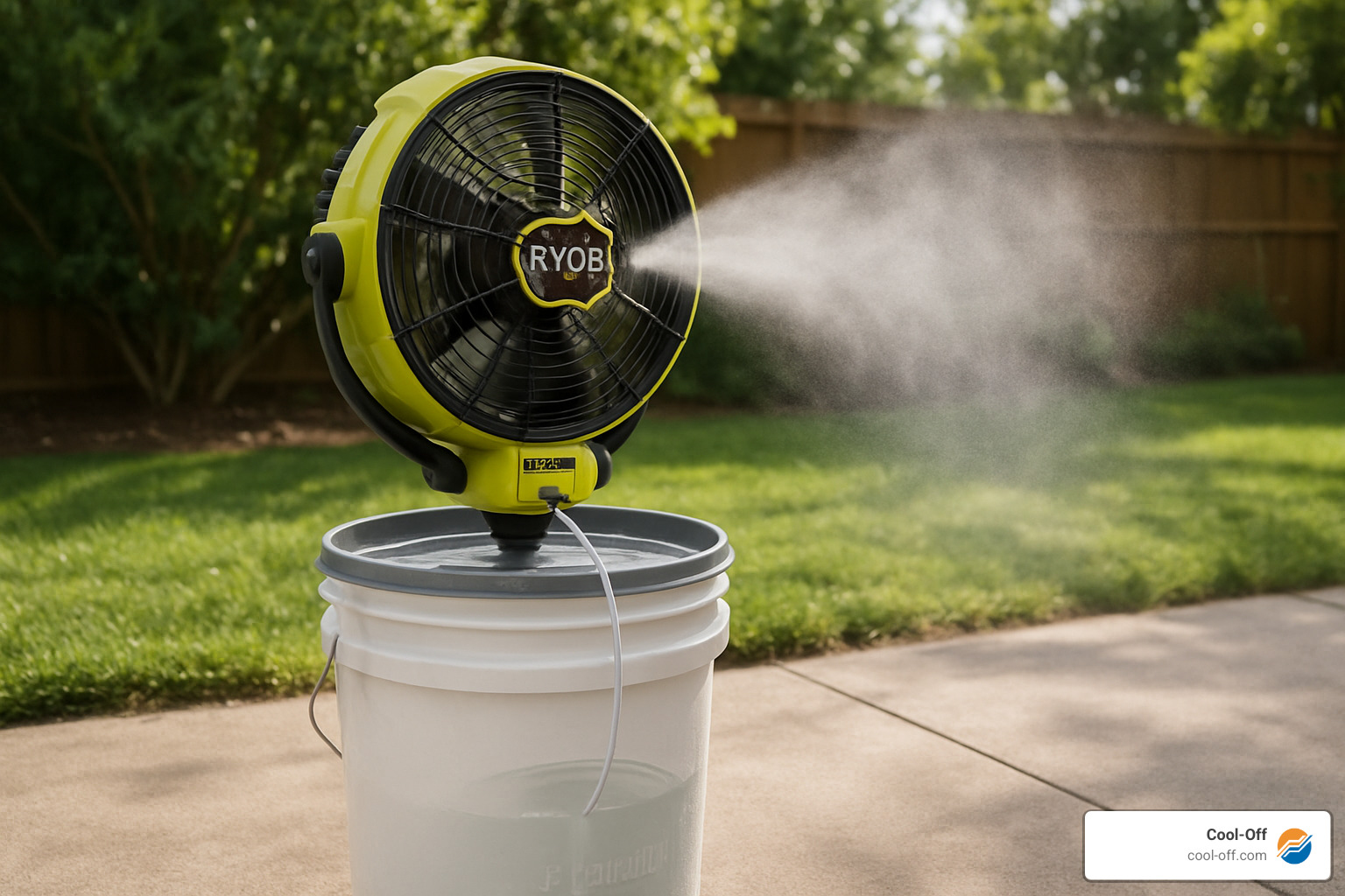 Ryobi Whisper Misting Fan – Quietly Keeping You Cool