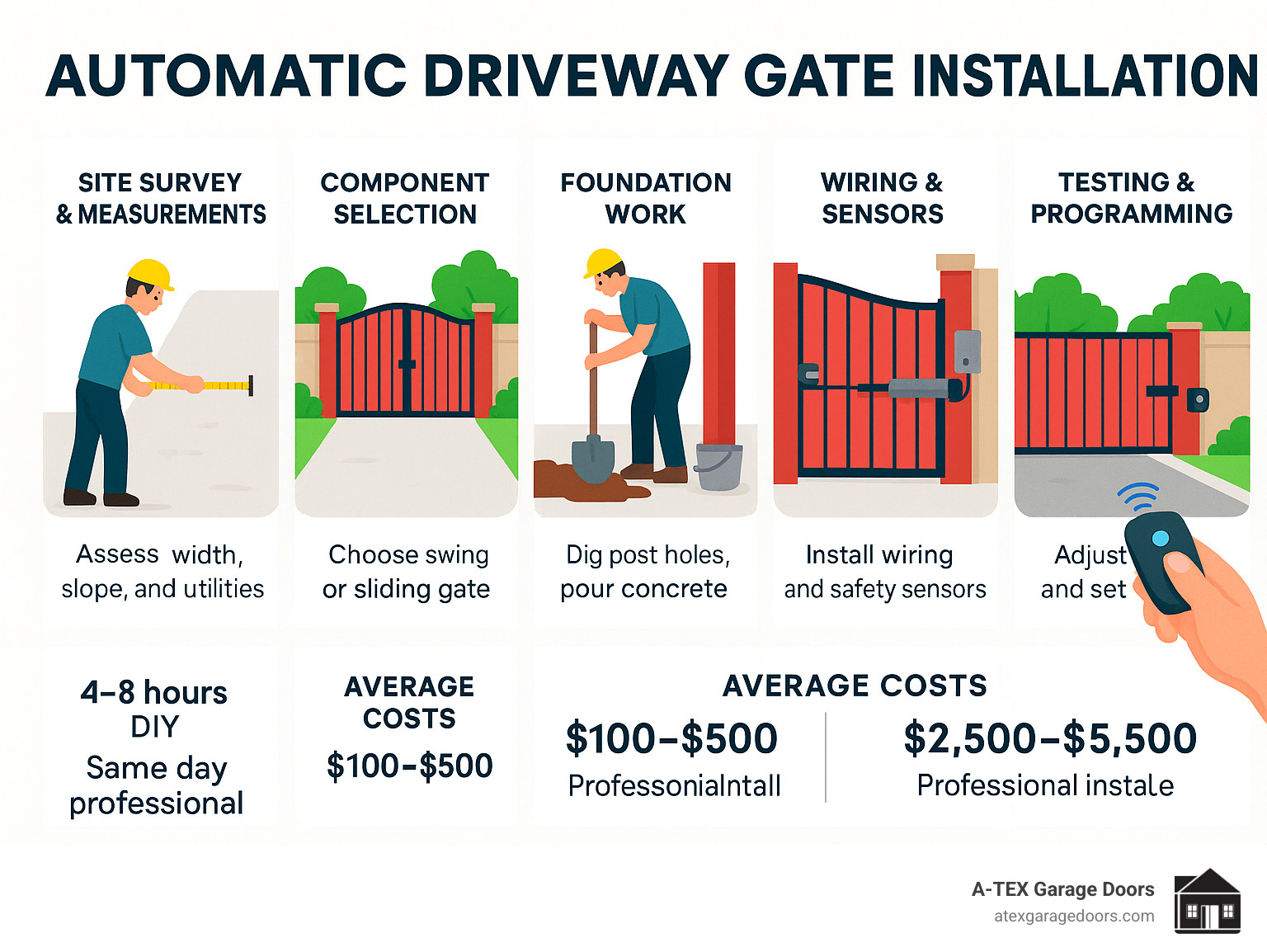 Automatic Driveway Gate Installation: 7 Powerful Benefits 2025