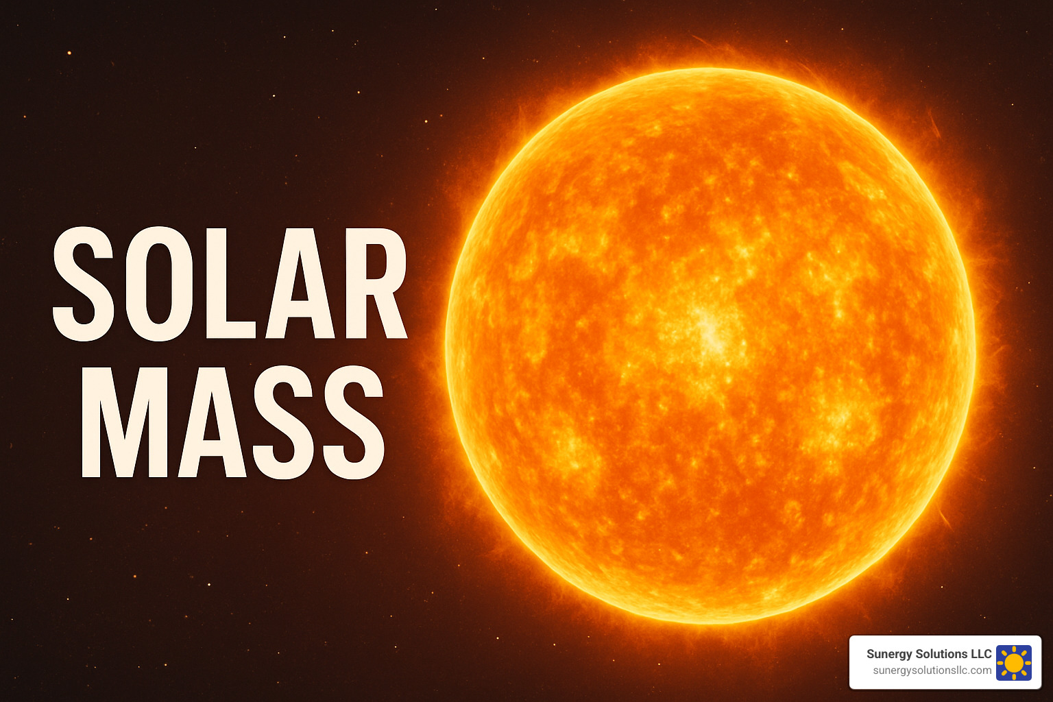 Solar Mass: 7 Powerful Facts for Clear Understanding 2025