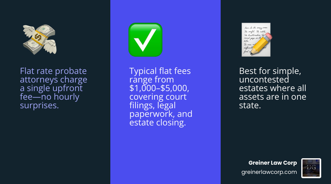 Flat Rate Probate Attorney: 5 Powerful Benefits in 2025