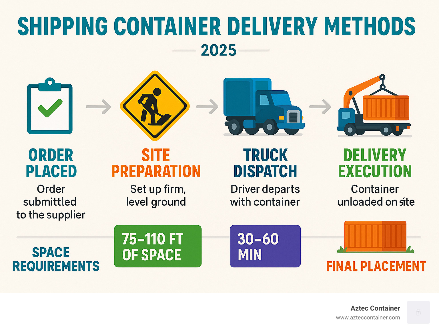 Shipping Container Delivery Methods: 3 Powerful Proven Ways 2025