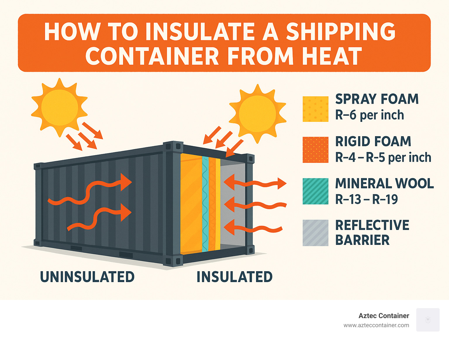 How To Insulate A Shipping Container From Heat: 7 Powerful Tips 2025