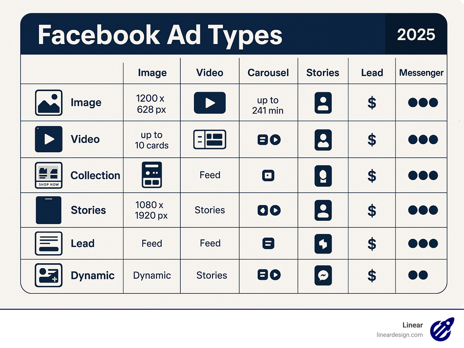 Facebook ad types: 13 Powerful Formats for Winning Results 2025