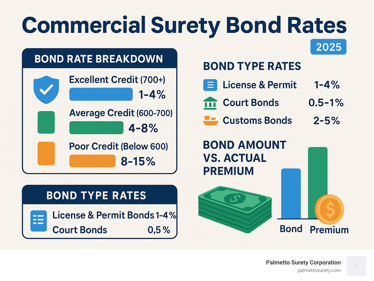 Commercial Surety Bond Rates: 7 Powerful Savings Tips 2025