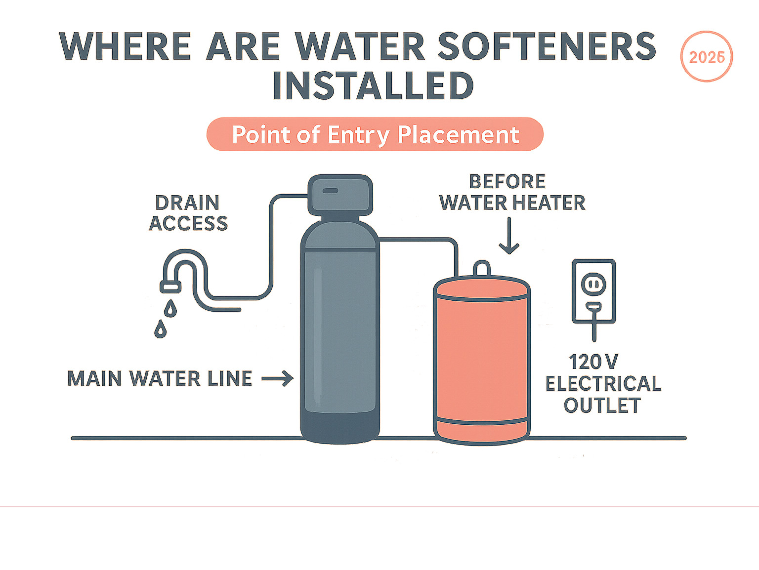 Where Are Water Softeners Installed: 7 Powerful Best Spots 2025