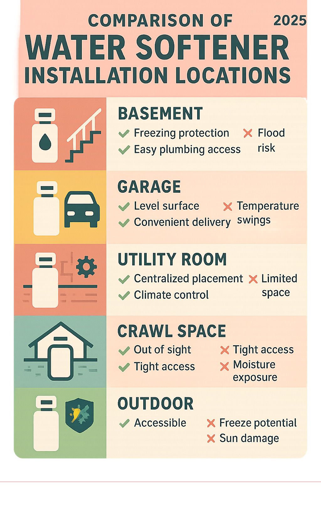 Where Are Water Softeners Installed: 7 Powerful Best Spots 2025